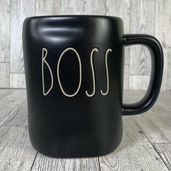 Rae Dunn | Dining | Rae Dunn Boss Mug Artisan Collection Black Matte ...